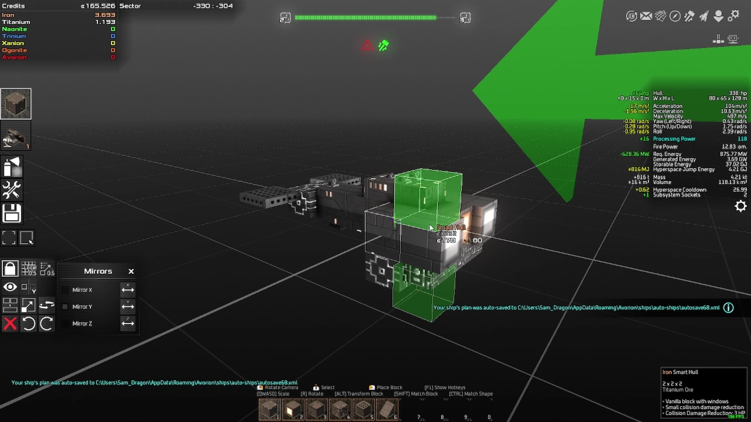 AVORION│BUILD MODE: How to MIRROR your Blocks│Guide 2025