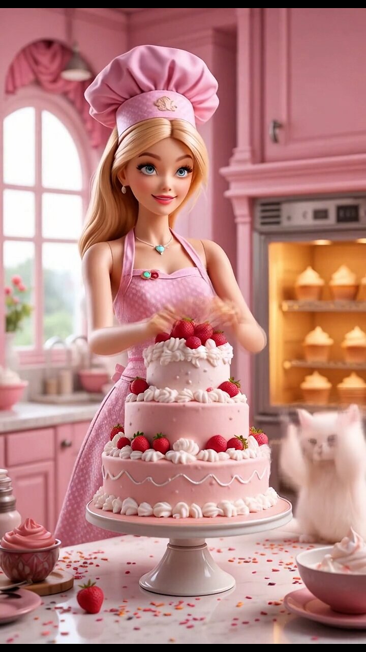 Barbie’s Cooking Show 🎪#barbie #barbiegirl #barbieworld #zapkidzone