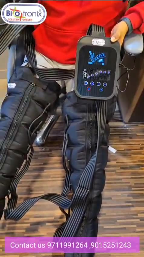 DVT Air Compression Therapy Lymphedema Lymphatic Drainage Pump 6 Chamber