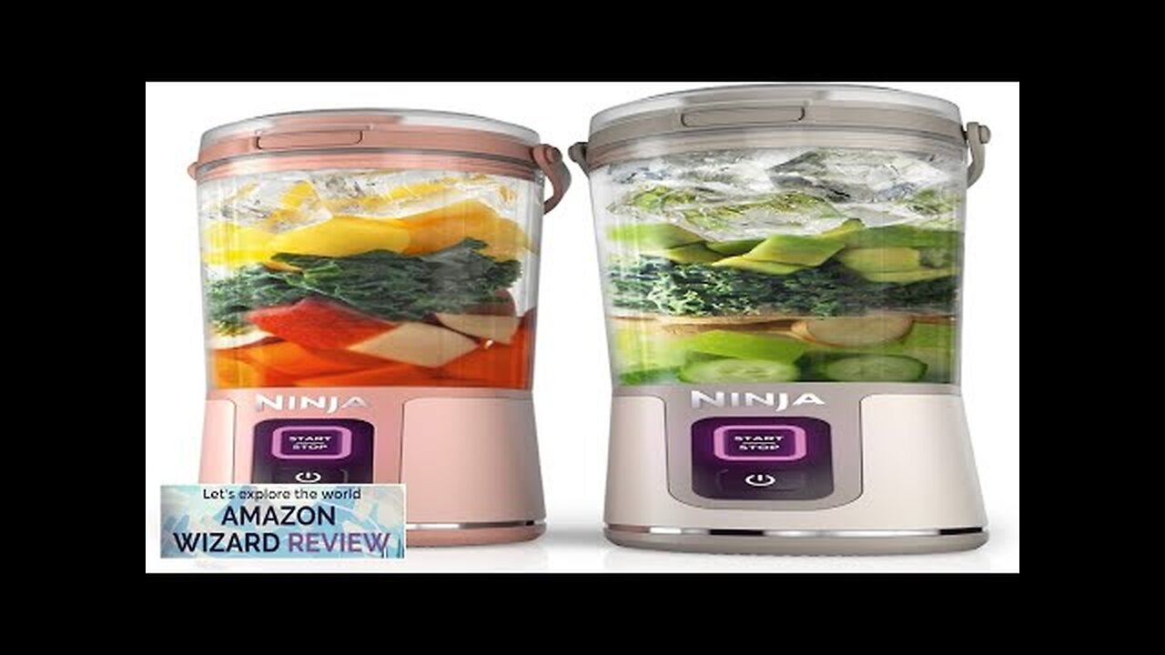 Ninja BC155PS Blast Two-Pack Portable Blender Cordless 18oz. Vessel ...
