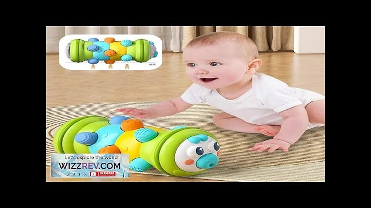 Baby Crawling Roller Toy Infant Activity Tummy Time Roller Montessori ...