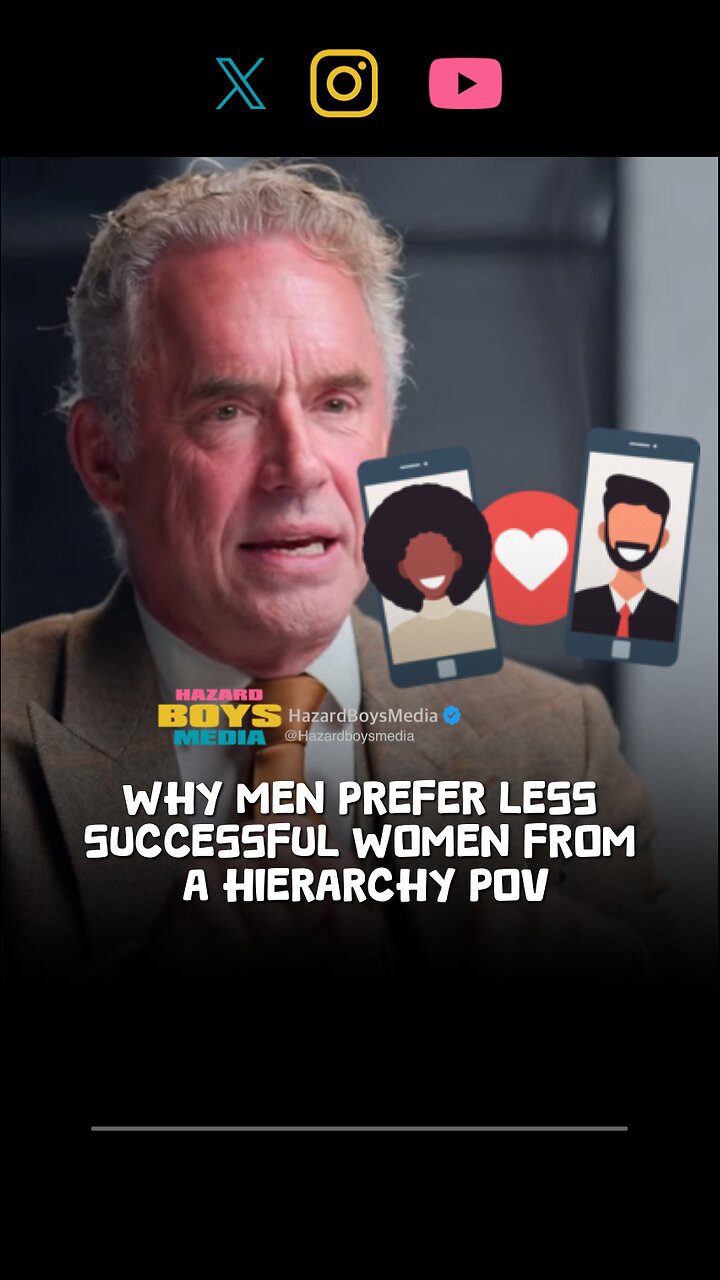 Why men prefer less successful women from a hierarchy POV