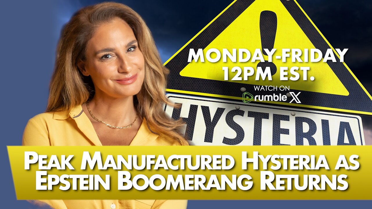 MORNINGS WITH MEL K - Peak Manufactured Hysteria as Epstein Boomerang ...