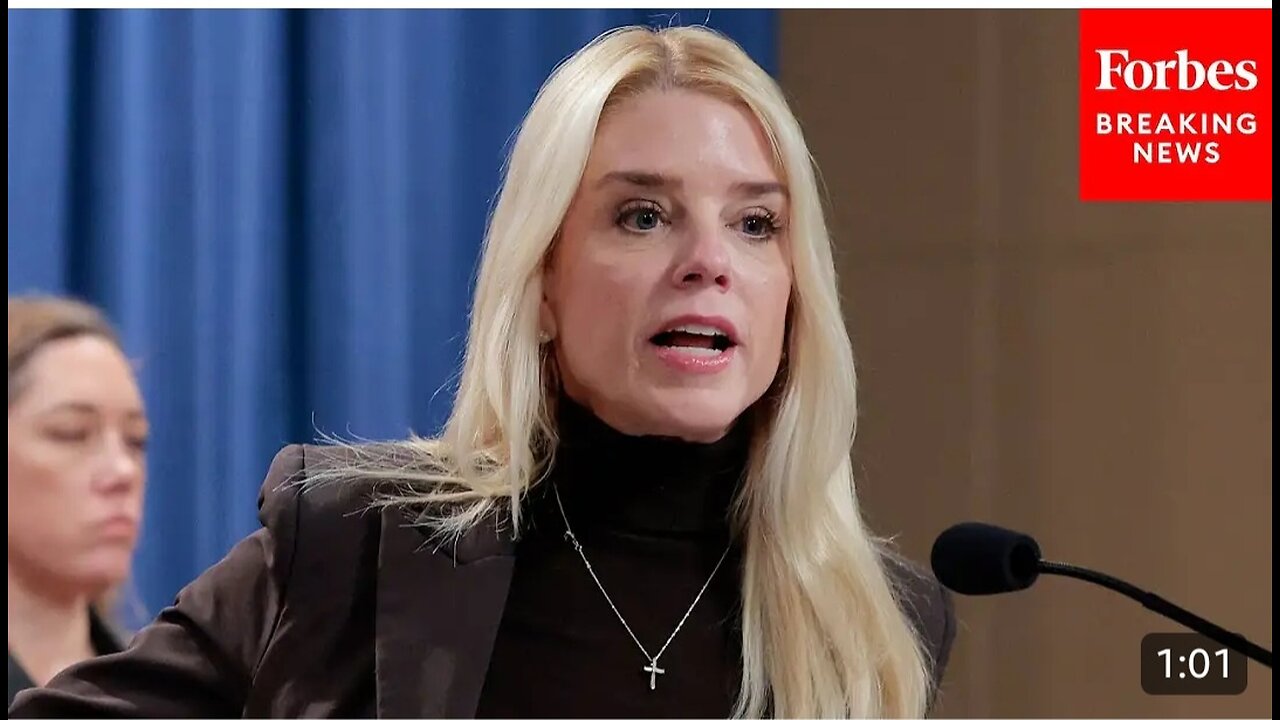 Pam Bondi Asked Point Blank: Will You Charge Politicians As 'Punishment ...