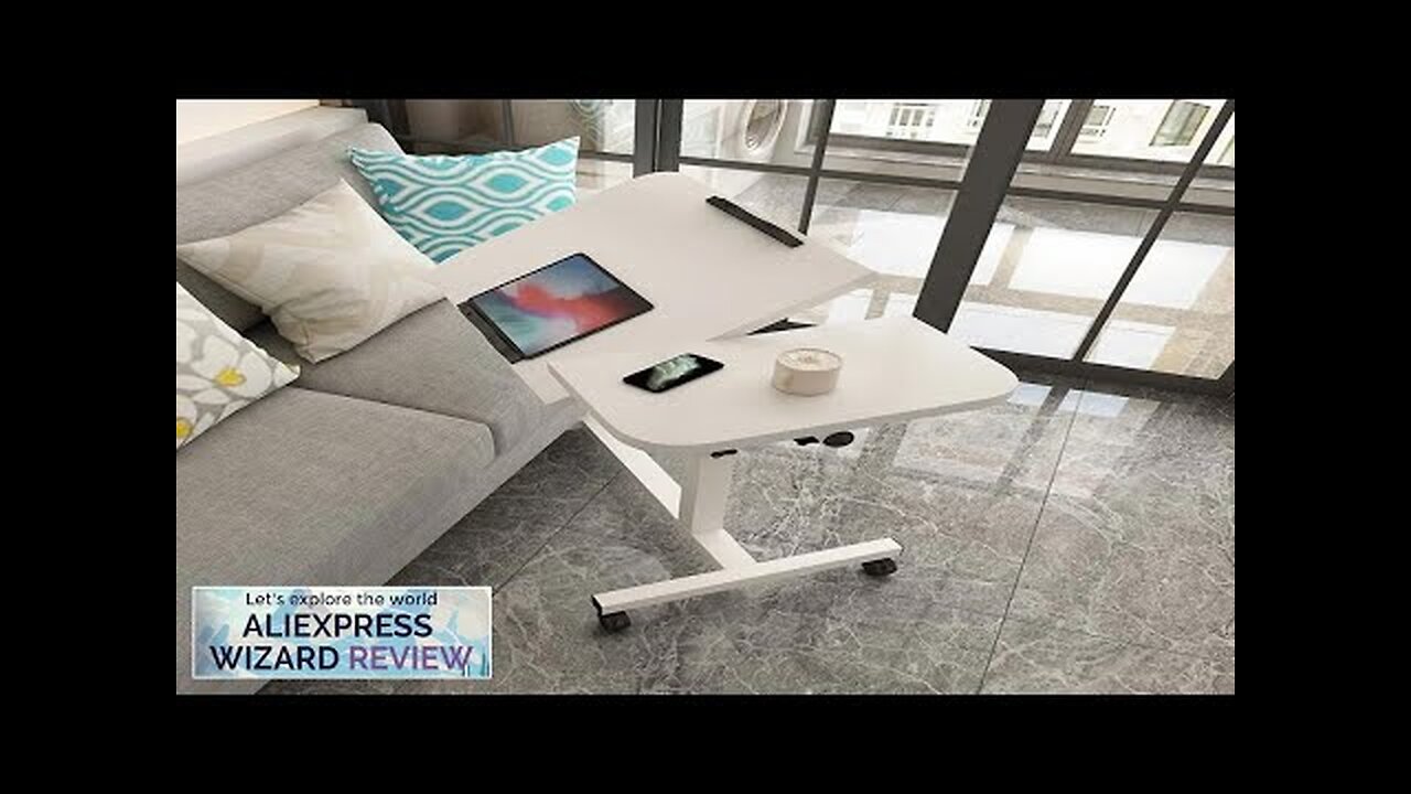 Mobile Computer Desk Study Table Laptop Stand Shelf Bedside Table ...