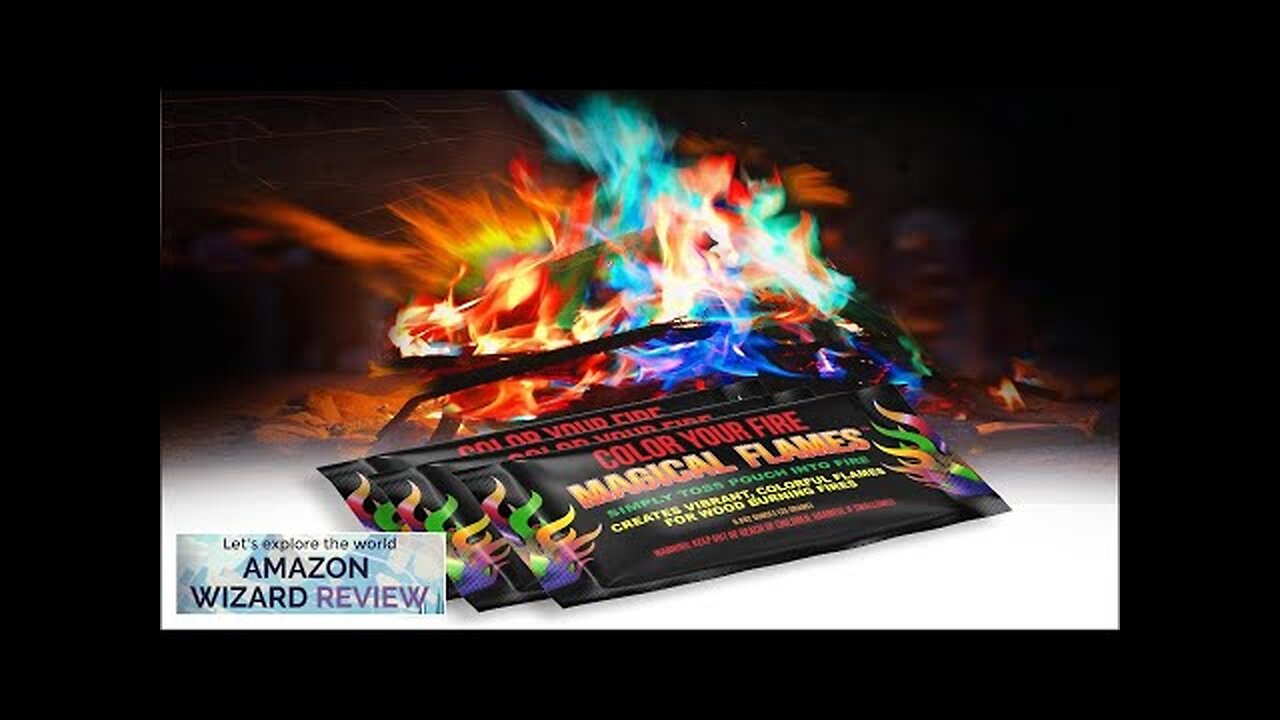 Magical Flames Fire Color Changing Packets for Campfires Fire Pit ...