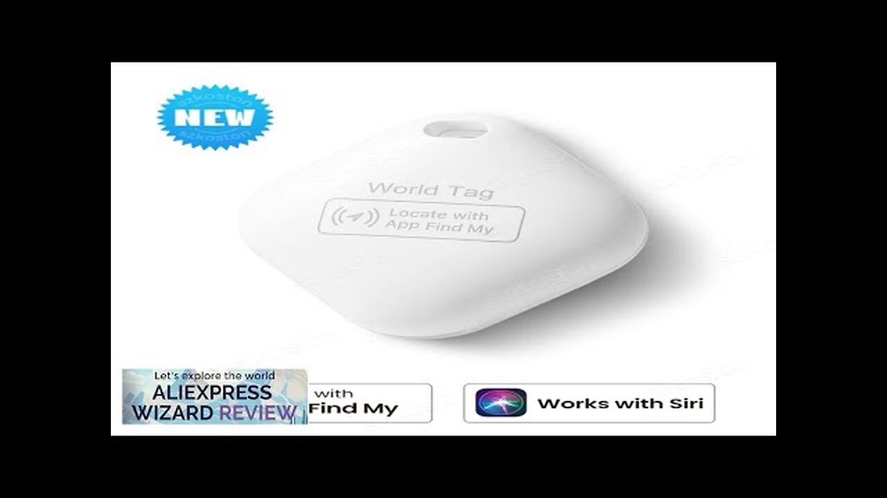 Mini GPS Tracker Smart Tag Compatible with iOS Find My APP Global Review