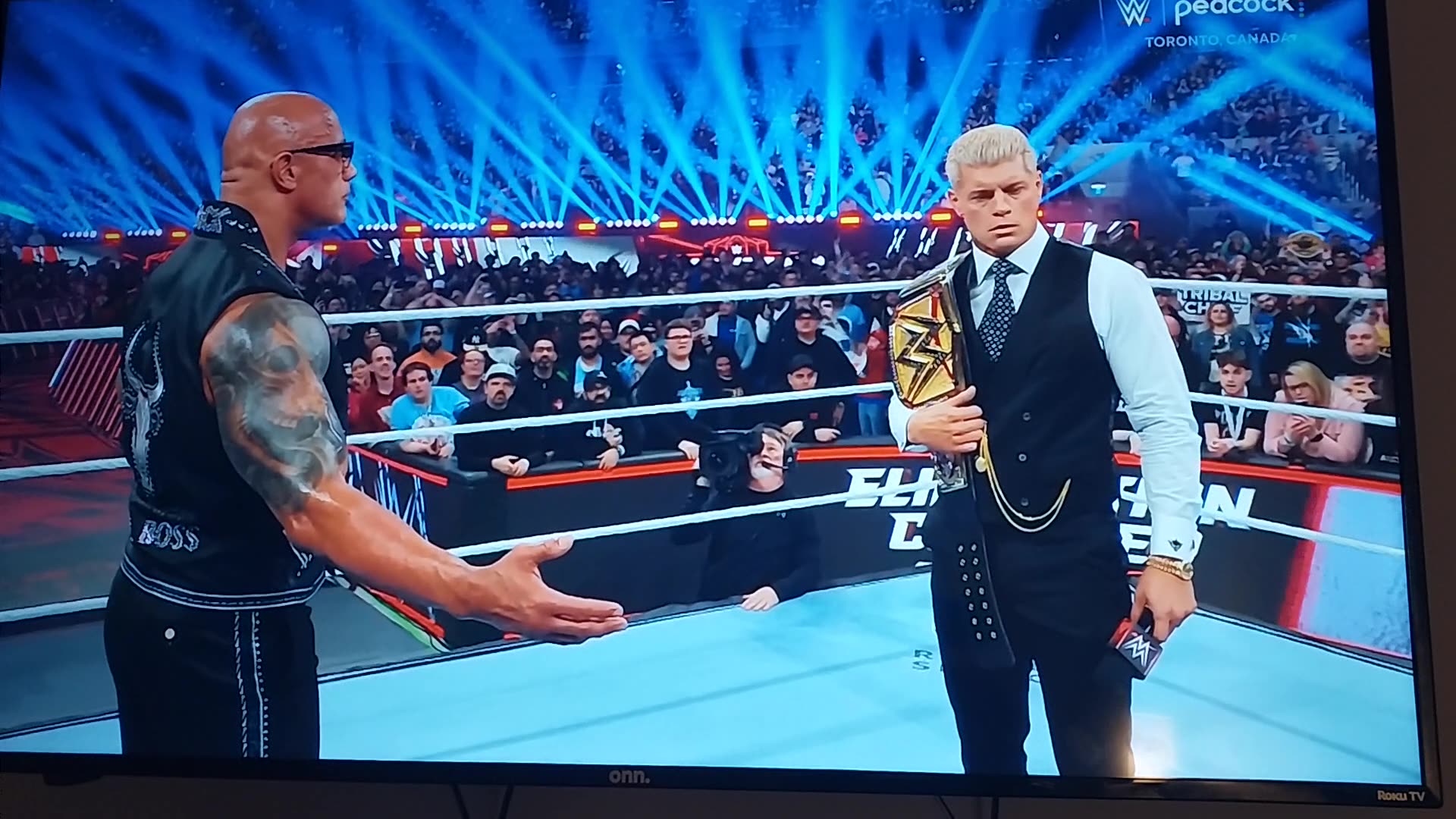 John Cena attacks Cody Rhodes