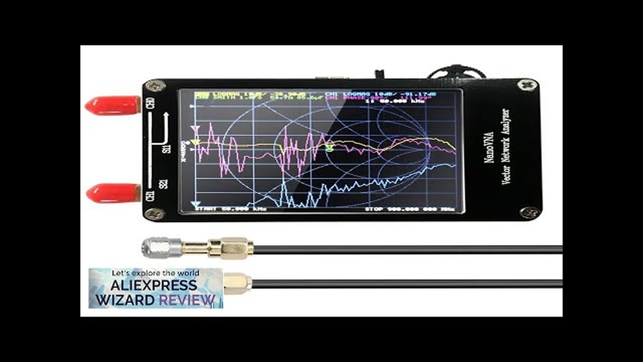 Handheld Vector Network Analyzer 50KHz-900MHz Digital Touching Screen ...