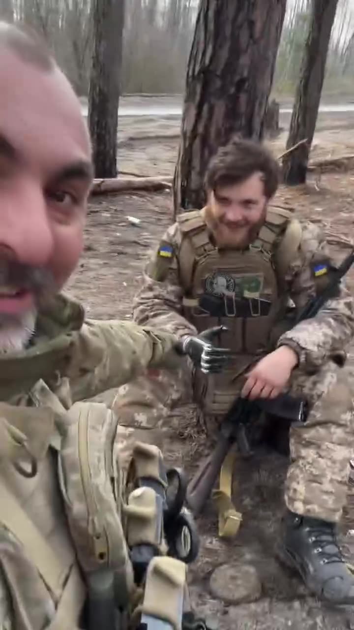 Ukrainian Soldier with Bionic Arm