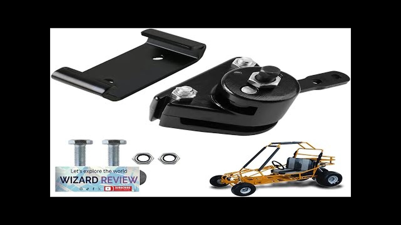 PACEWALKER Go Kart Mechanical Brake Caliper and Bracket with Pads for ...