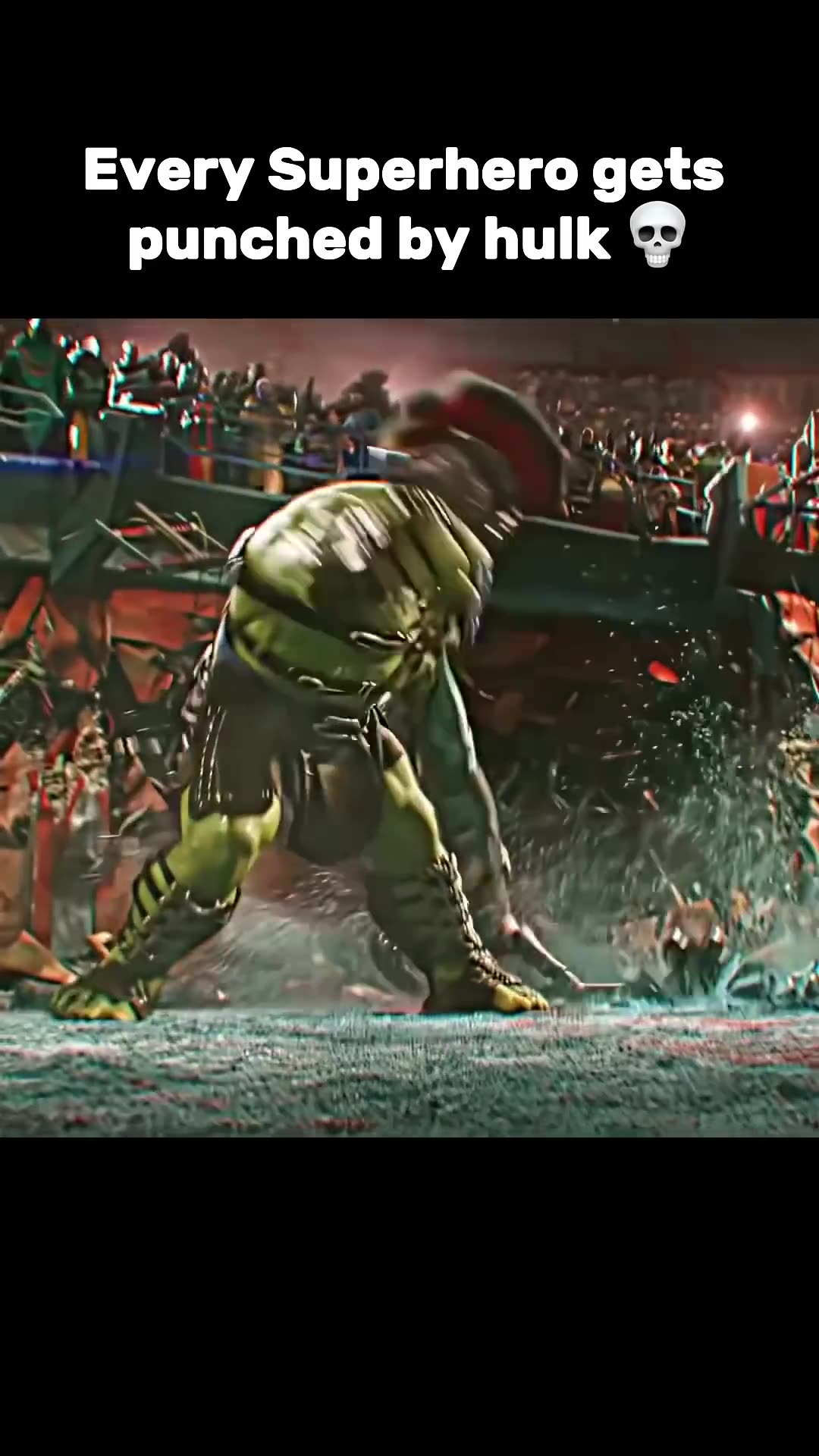 Superheroes getting punched by hulk🔥🔥