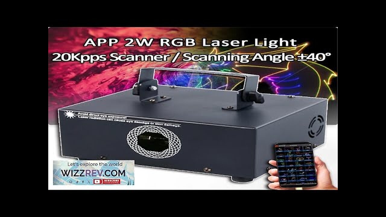2W ILDA Beam Scanner RGB 3D Laser Stage Light DMX DJ Wedding Review