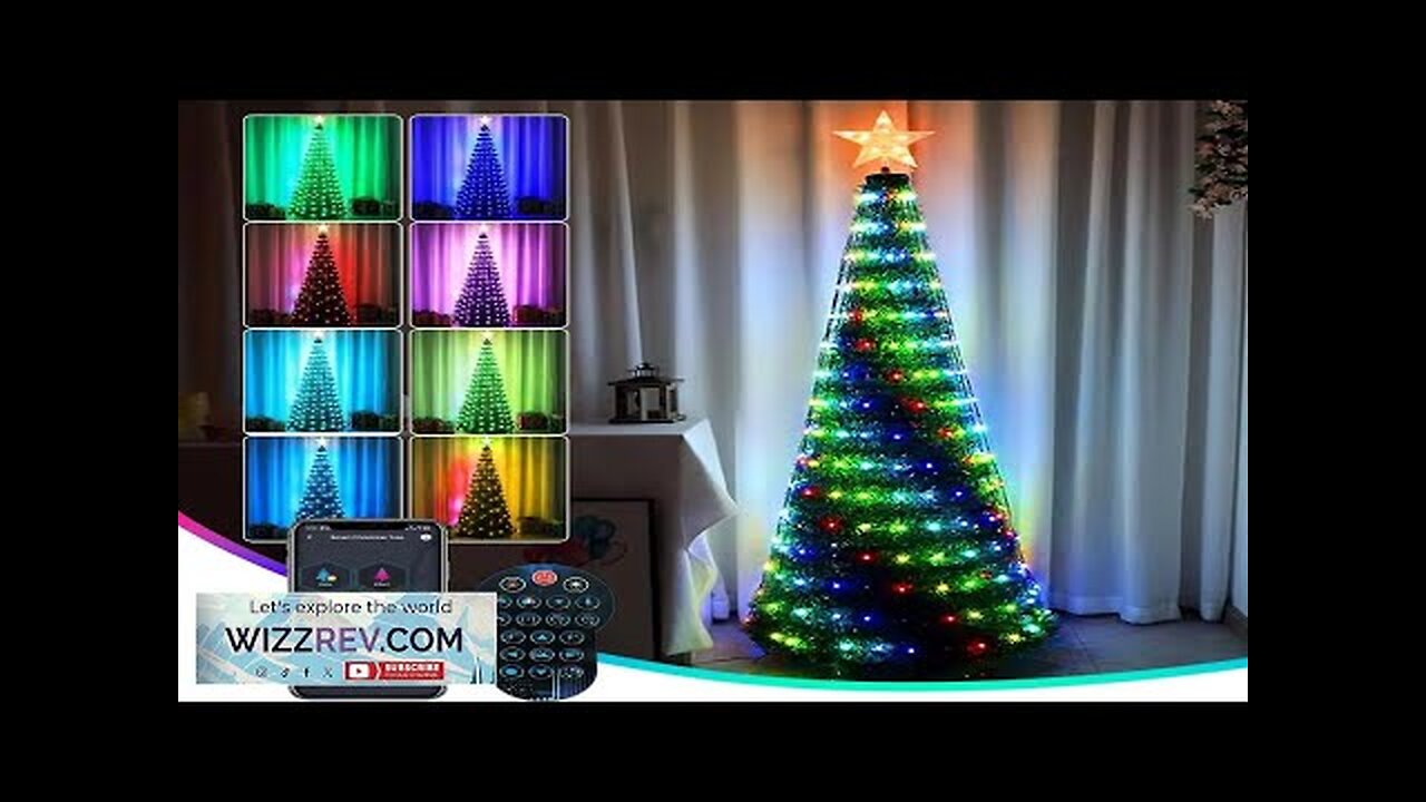 Smart DIY Christmas Tree Lights APP Control LED String Lights Fairy ...