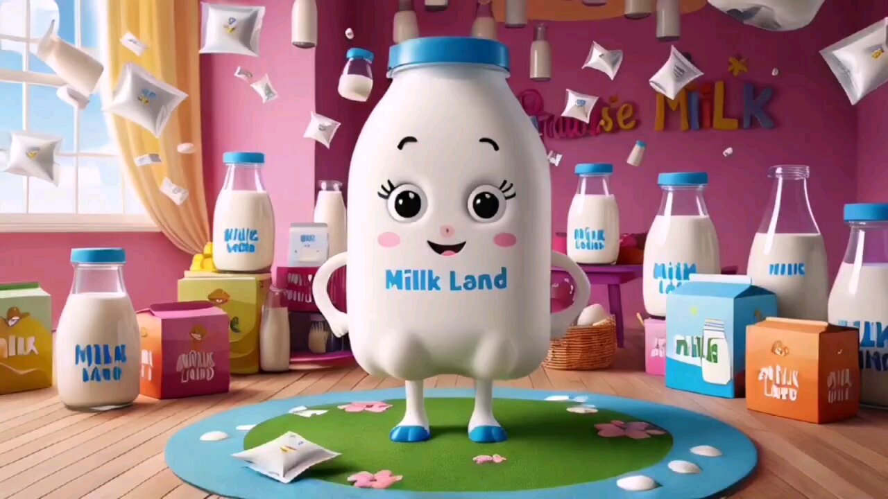 Milk Land Song and Rhyme for Kids