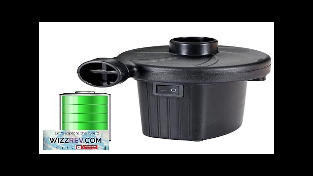 EAFC 220V/12V Electric Inflatable Pump Quick Air Filling Compressor ...