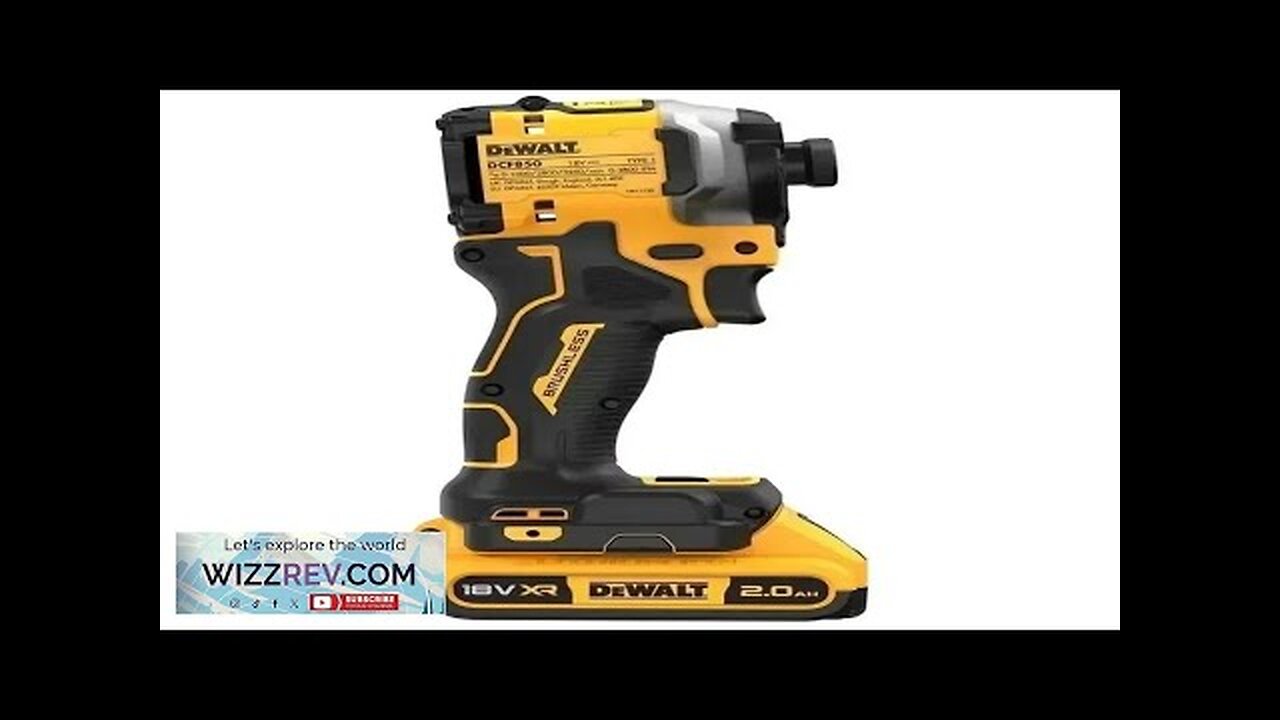 DEWALT DCF850 Impact Driver Electric Driver 20V Lithium Battery ...