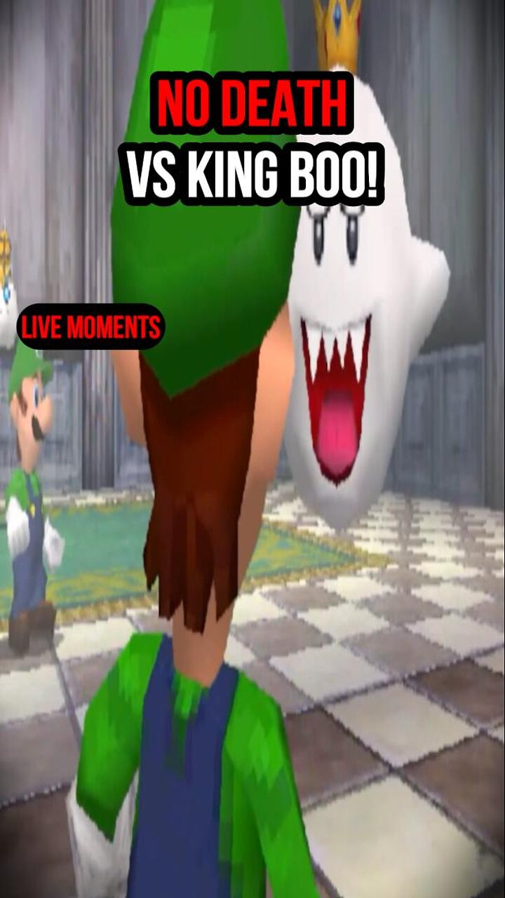 THE TERRIFYING KING BOO ATTACKS LUIGI! - Super Mario 64 DS Boss#3 Live ...