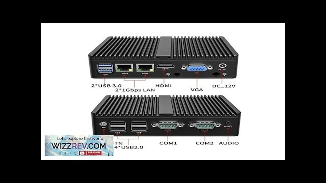 Metal Case Mini PC Intel N2840 Desktop Computer Pfsense DDR3L Msata SSD ...