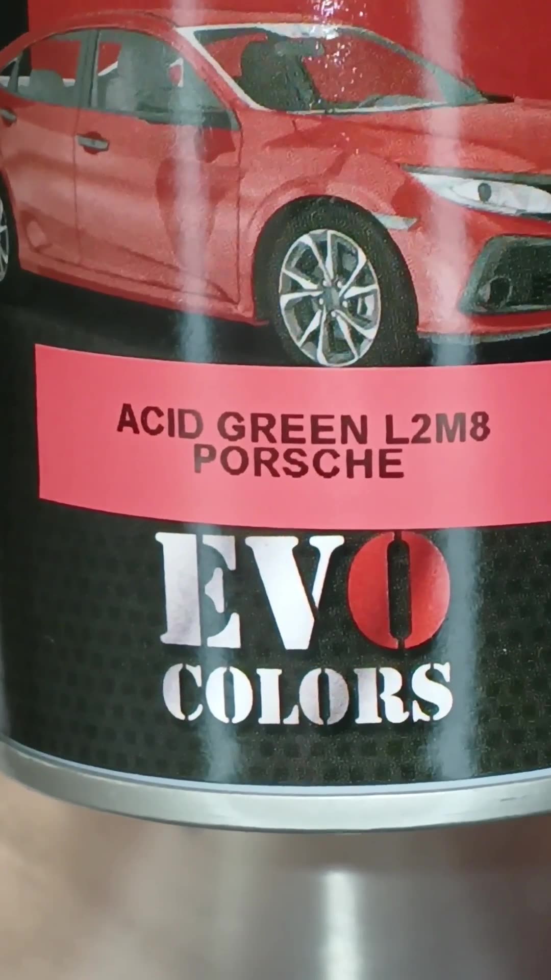 Pintura ACID GREEN L2M8 de PORSCHE / EVO COLORS