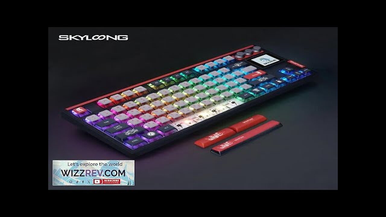 SKYLOONG GK87 PRO Spartan Mechanical Keyboard Triple Model Gateron 3.0 ...