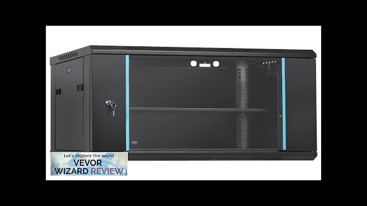 VEVOR 9U Wall Mount Network Server Cabinet 15.5'' Deep Server Rack ...
