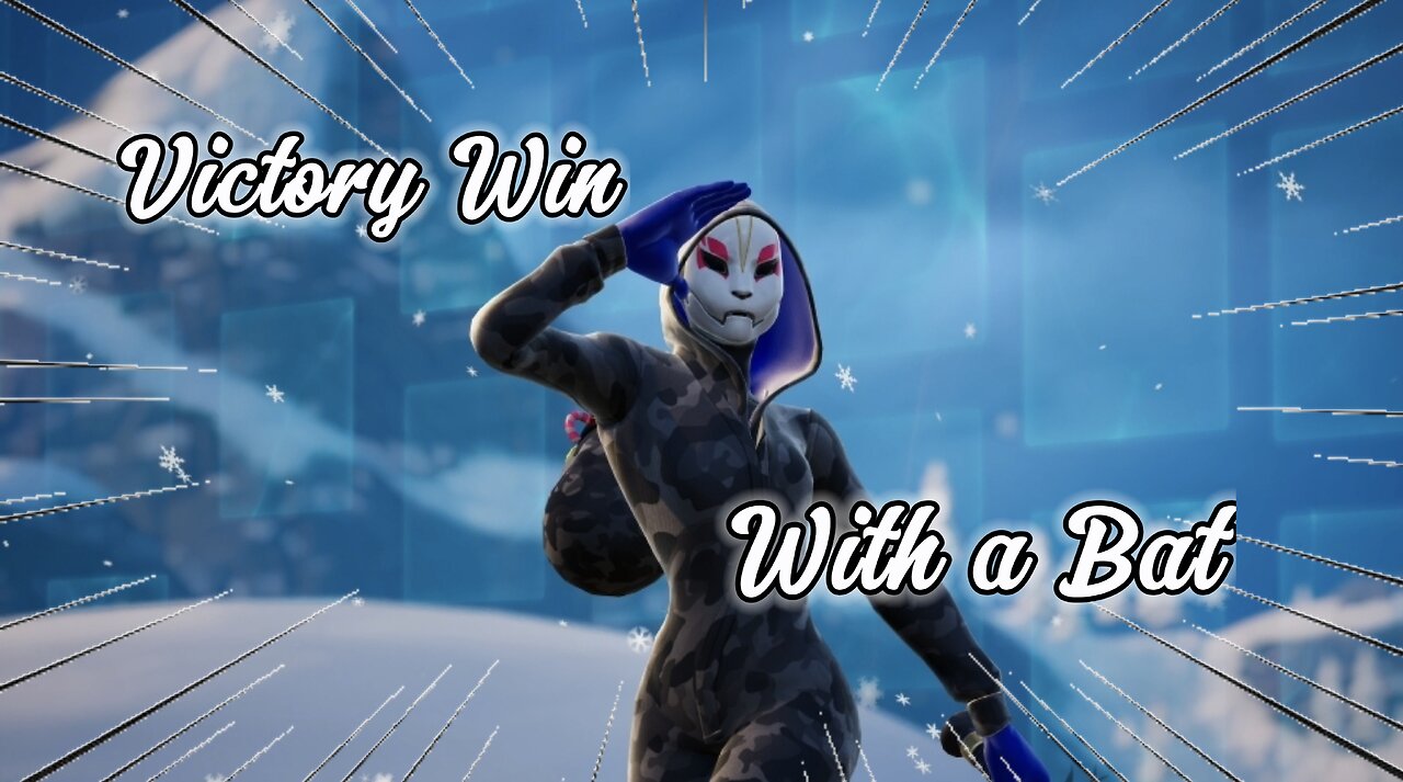 Victory Win with a Bat ~ Fortnite Gamplay