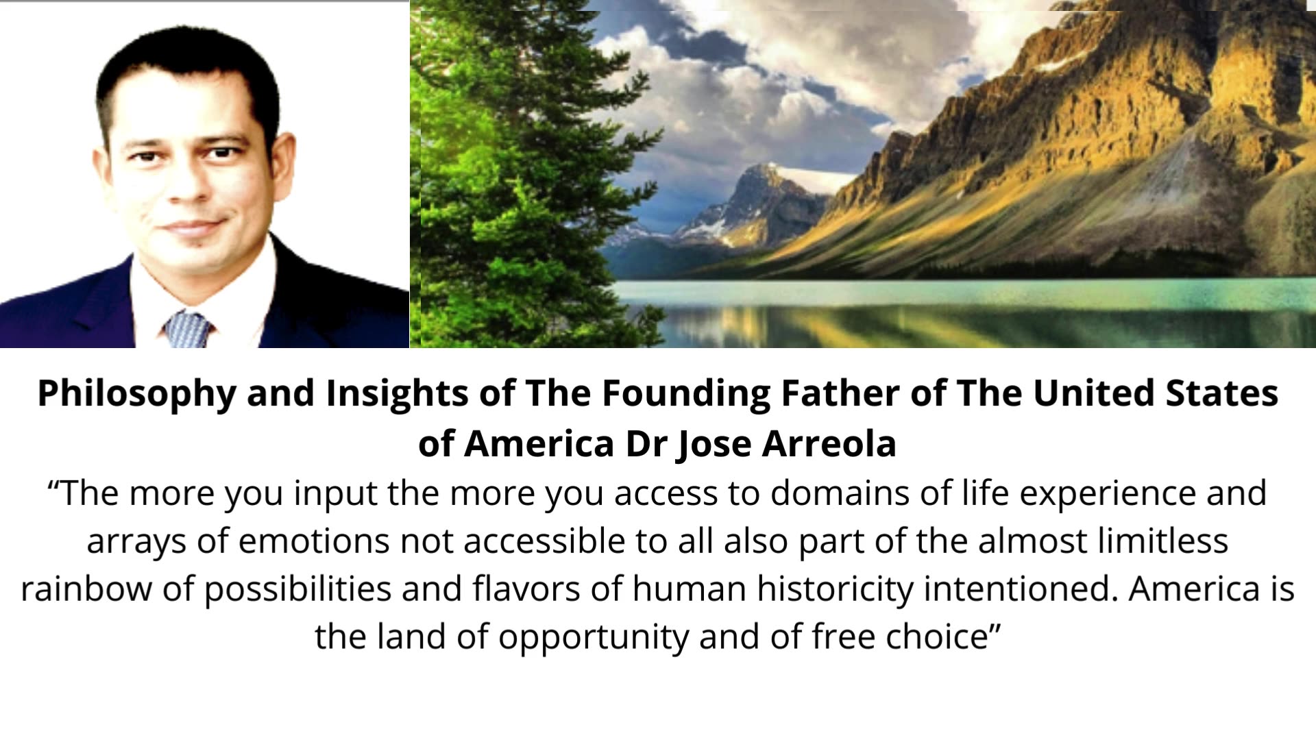 BIOGRAPHY OF Dr JOSE ARREOLA The 8th Founding Father of the United ...