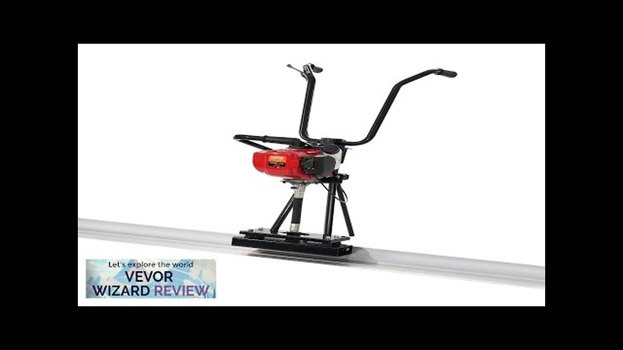VEVOR Gas Concrete Power Screed 8ft Aluminum Board Straight Edge Bar ...