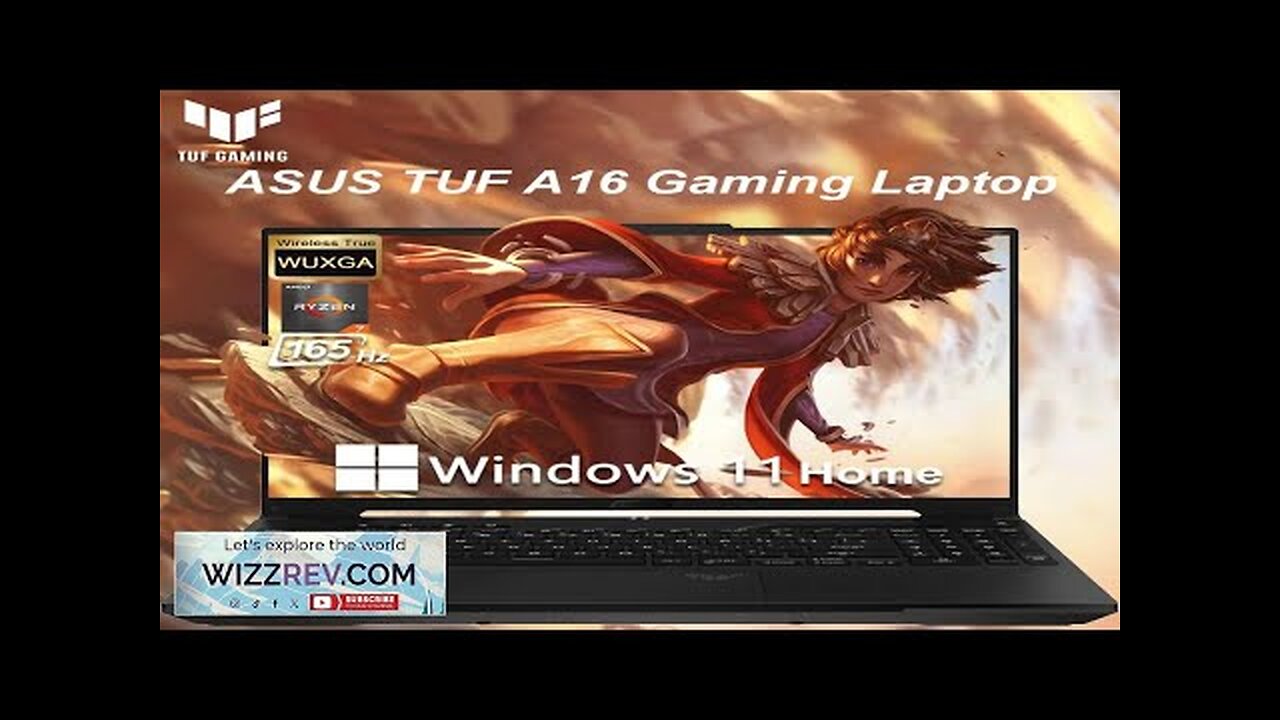 ASUS TUF A16 165Hz WUXGA Gaming LaptopAMD Ryzen 7 7735HSUp to 64GB Review