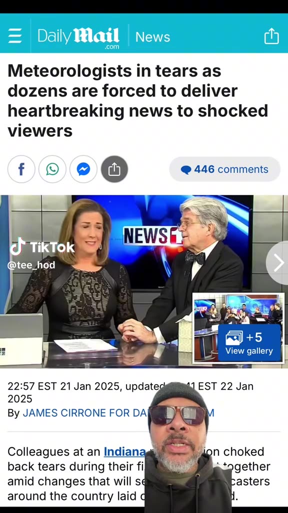 Meteorologist In Tears Over Firing!!