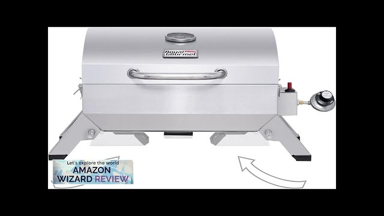 Royal Gourmet GT1001 Stainless Steel Portable Grill 10000 BTU BBQ ...
