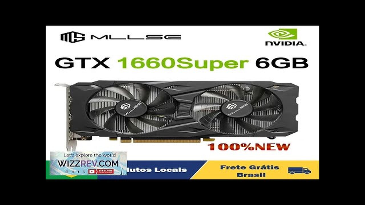 MLLSE Graphics Card GTX 1660 Super 6GB Placa De Video GDDR6 DVI*1 Review