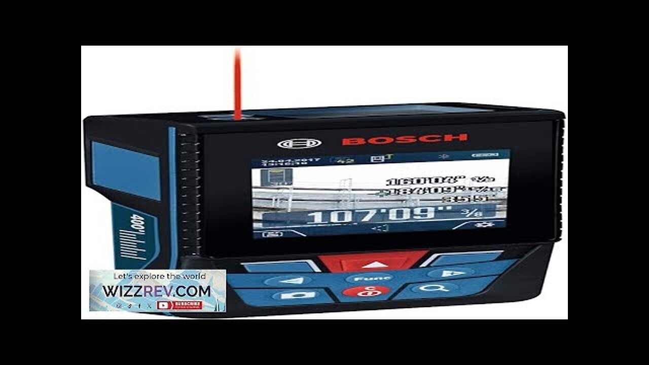 BOSCH GLM400CL 400 Ft Blaze Outdoor Connected Laser Measure Includes 1. ...