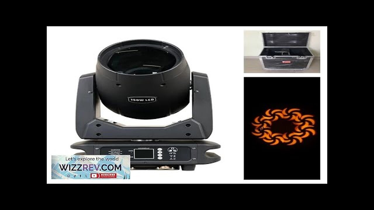 4pcs with flycase Pro Beam spot moving head dmx rgbw150W LED Beam Review