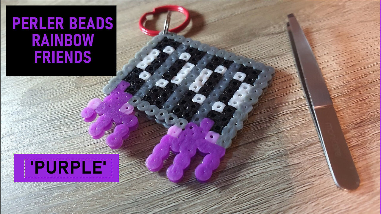 Perler Beads - Rainbow Friends "Purple"