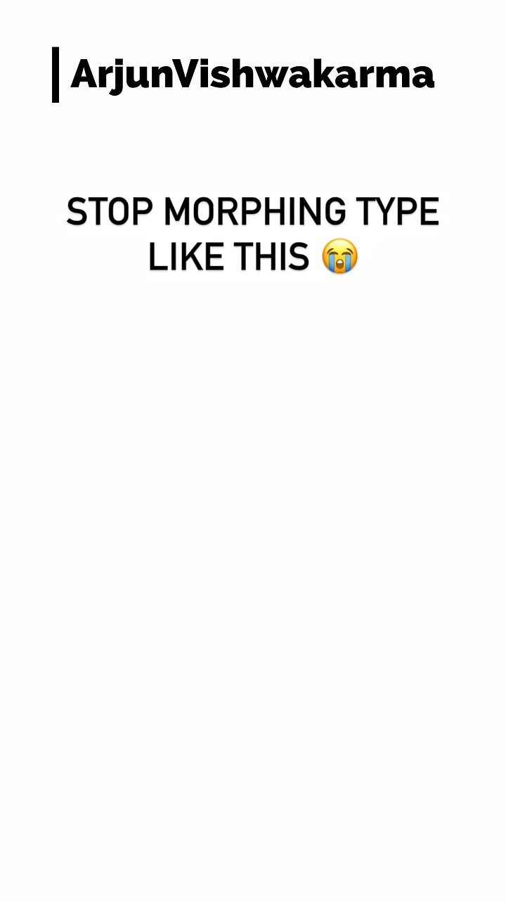 How to create an editable morph-type text in Adobe Illustrator | Morph ...