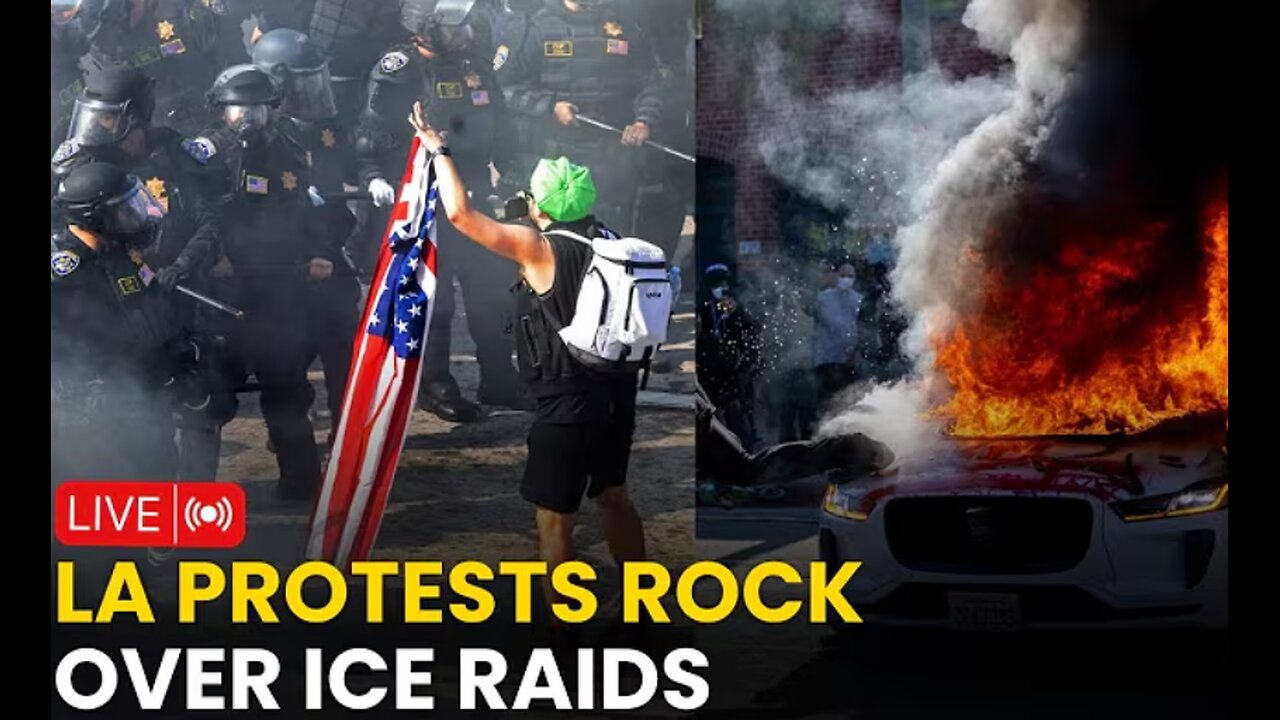🔴LIVE: LA Riots LIVE: LA Immigration Protests Turn Violent; Tear Gas ...