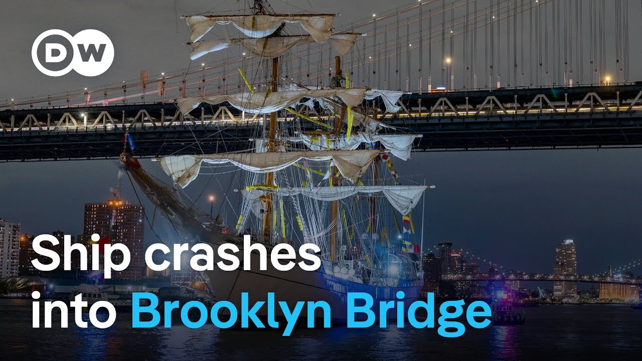 Why a Mexican Navy ship crashed into Brooklyn Bridge | DW News