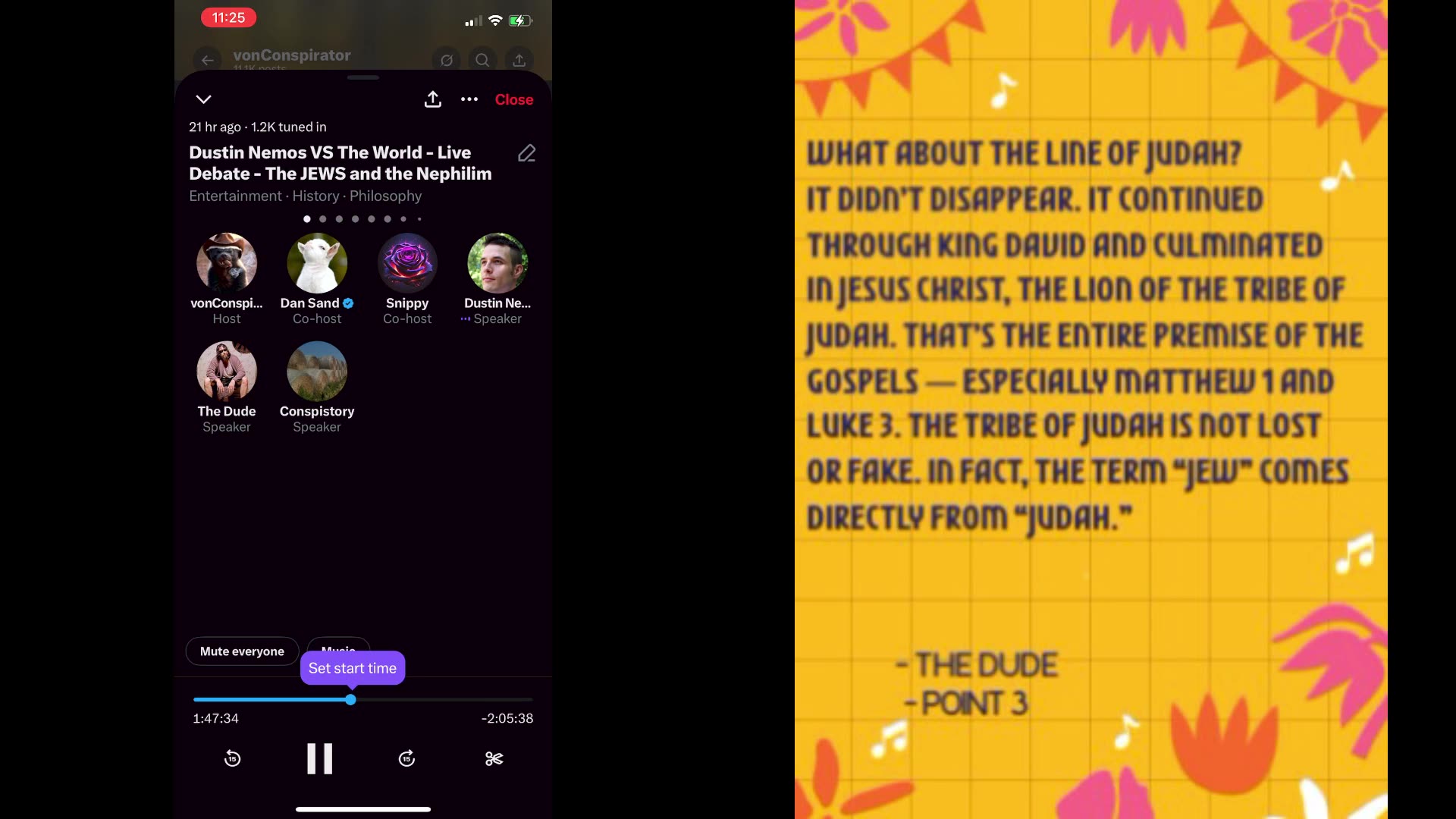 Dustin Nemos VS The World - Live Debate - The JEWS and the Nephilim ...