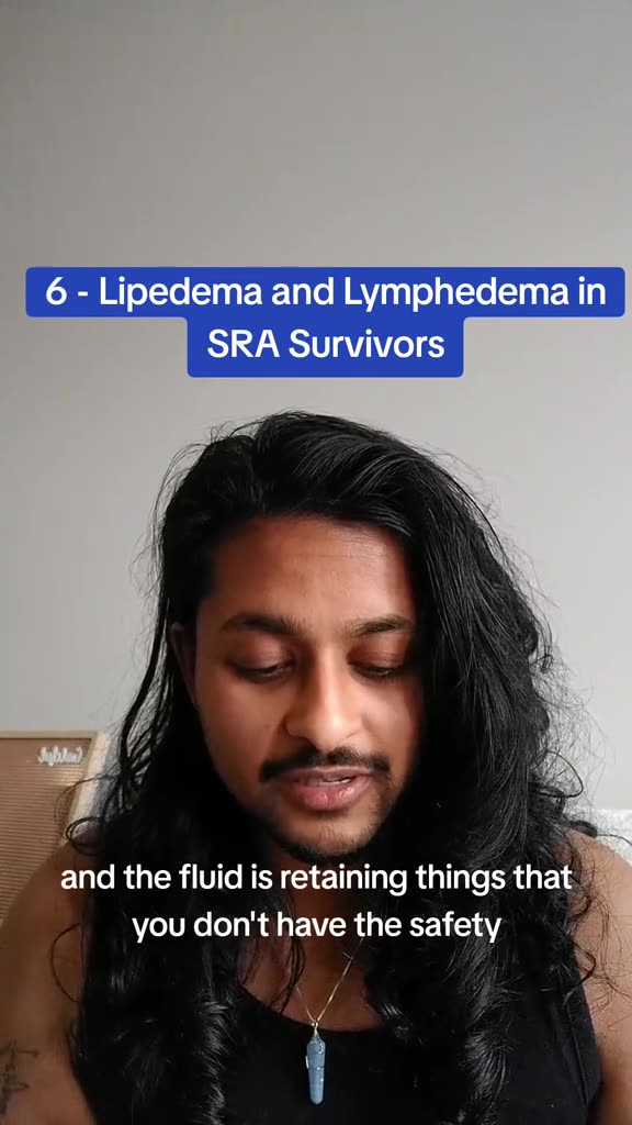 Injuries Series 6 - Lipedema and Lymphedema in SRA Survivors