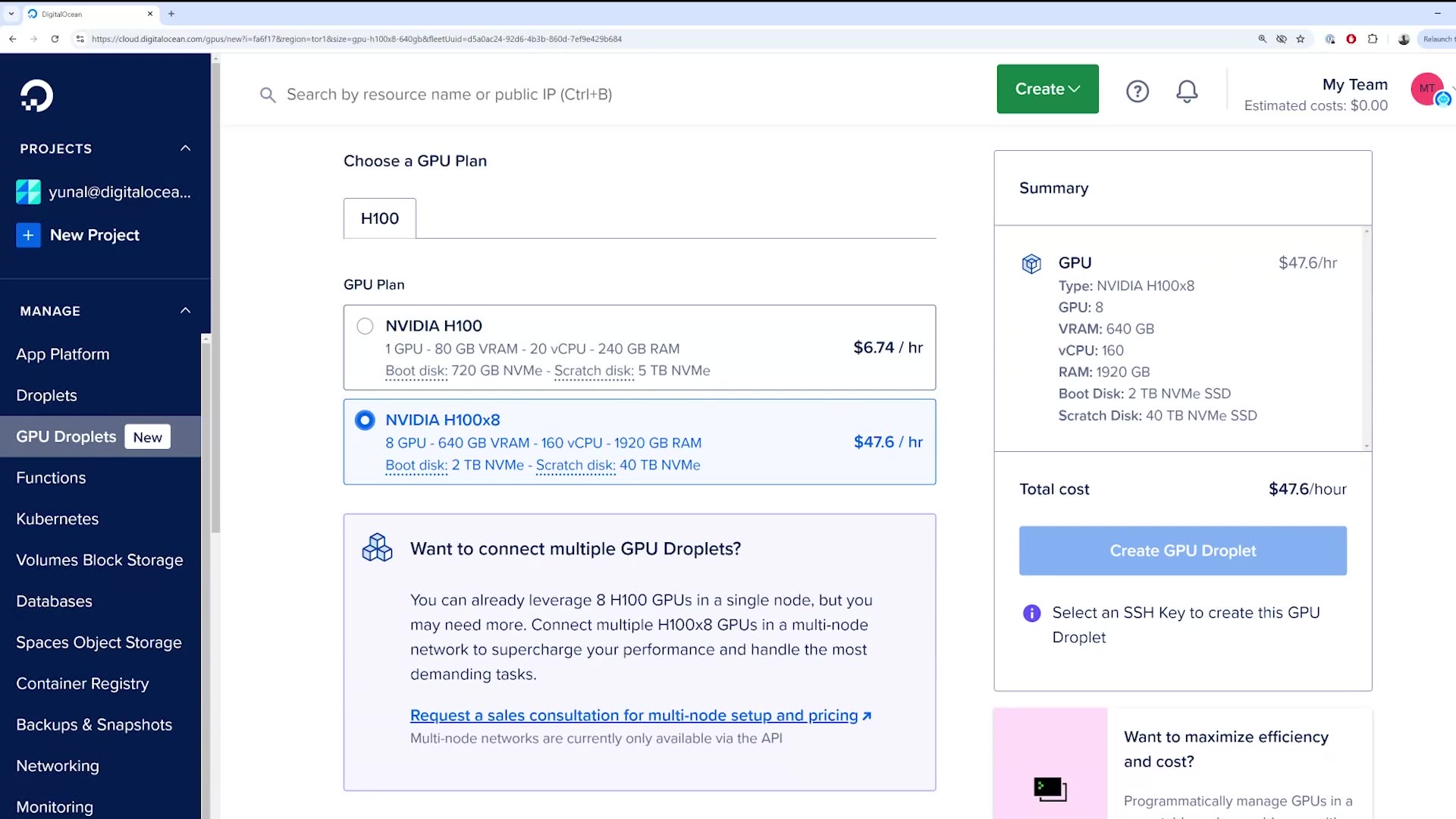 🚀 Unleash the Power of AI with DigitalOcean GPU Droplets (Now with NVIDIA H100!) 💡