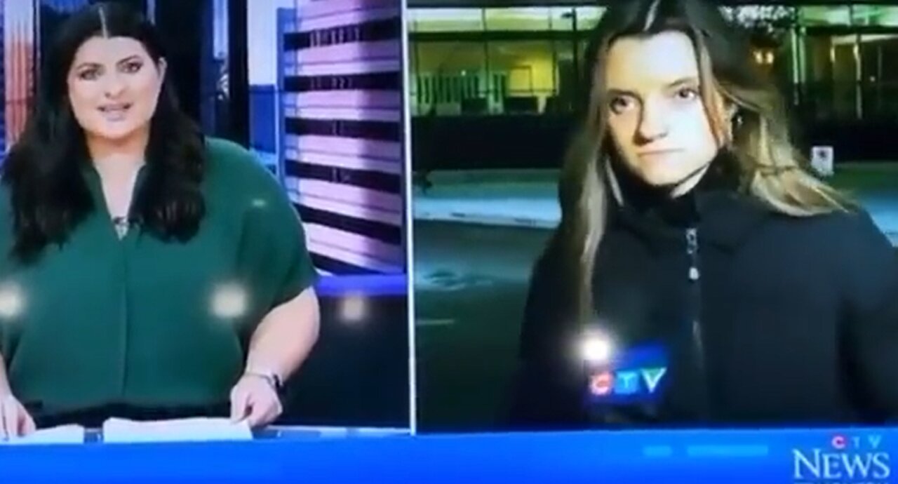 (Jan 9th 2023) Canadian reporter, Jessica Robb has a medical episode ...