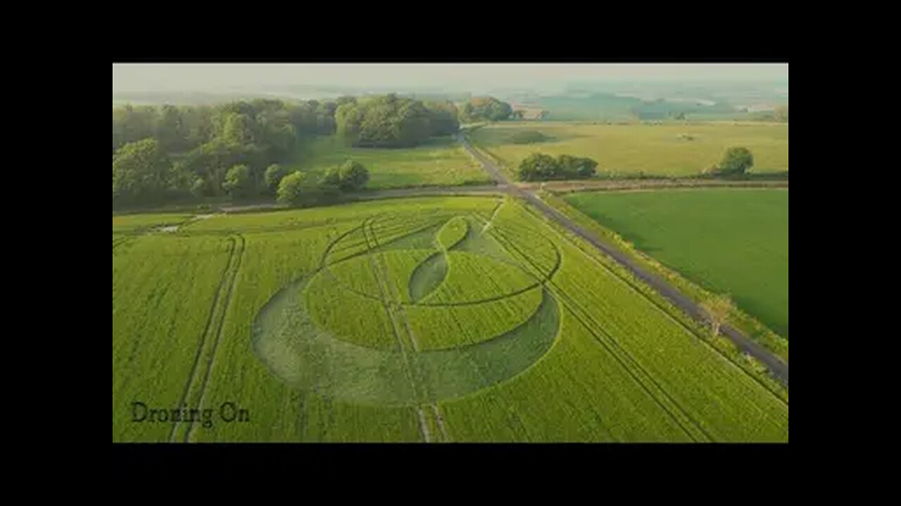 Culliford Tree Barrow Crop Circle, Dorset - 18 May 2025