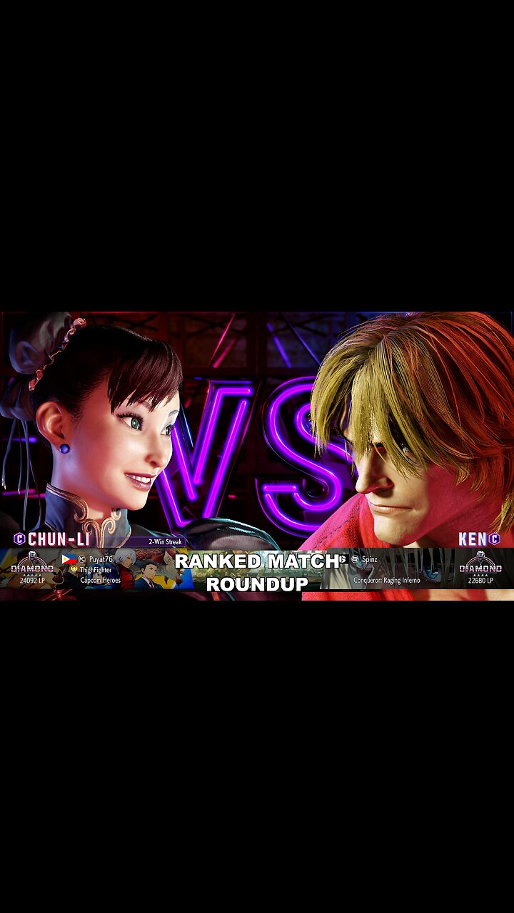 Kuya Kalbo SF6 Ranked Match Roundup. Chun Li 4 star Diamond Rank [Hori ...