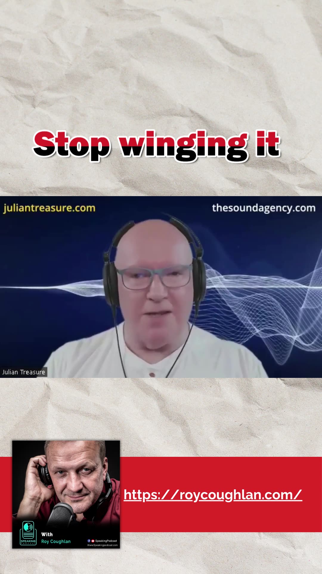 Stop winging it
