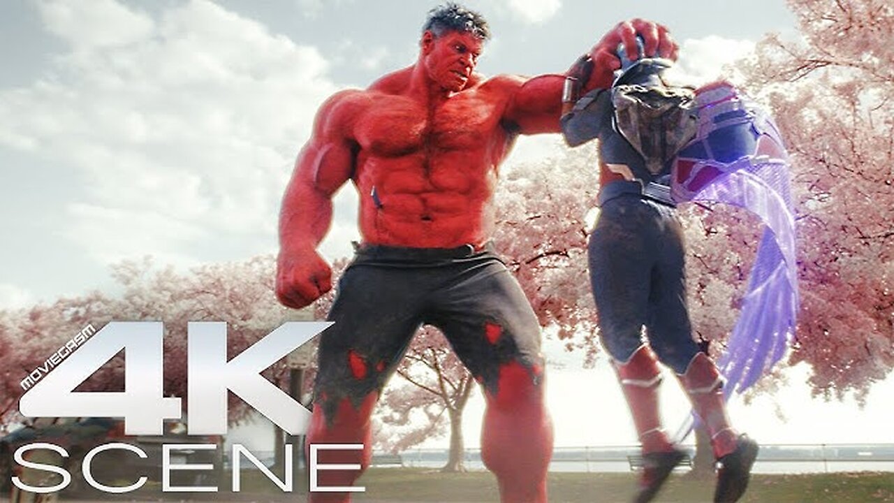 Hulk Super Jumps Across D.C. (2025) Fight Scene _ Captain America ...