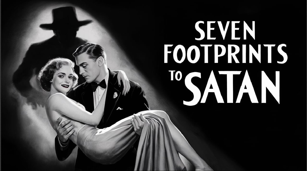 SEVEN FOOTPRINTS TO SATAN (1929) Thelma Todd, Creighton Hale & Sheldon ...