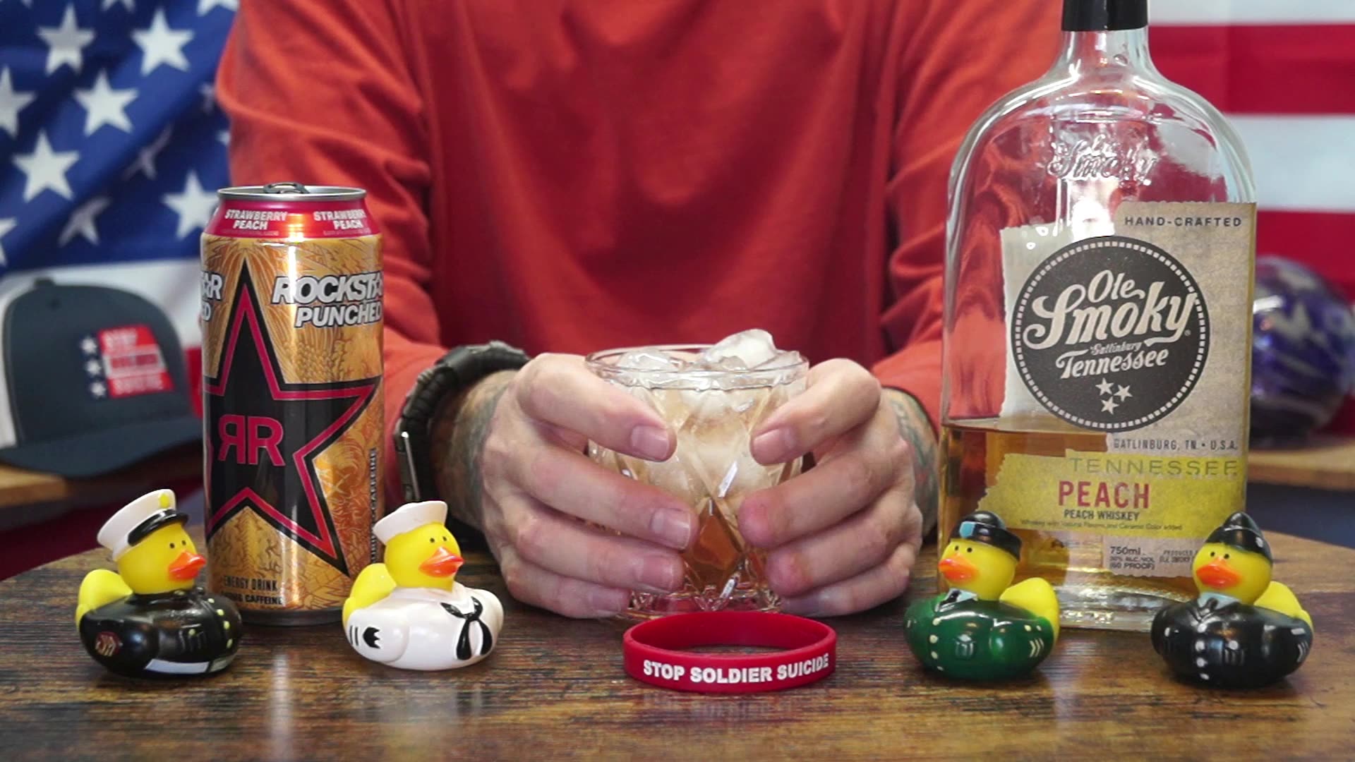 Scott Kinchen - Ole Smoky Peach Whiskey & Rockstar Punched Strawberry ...