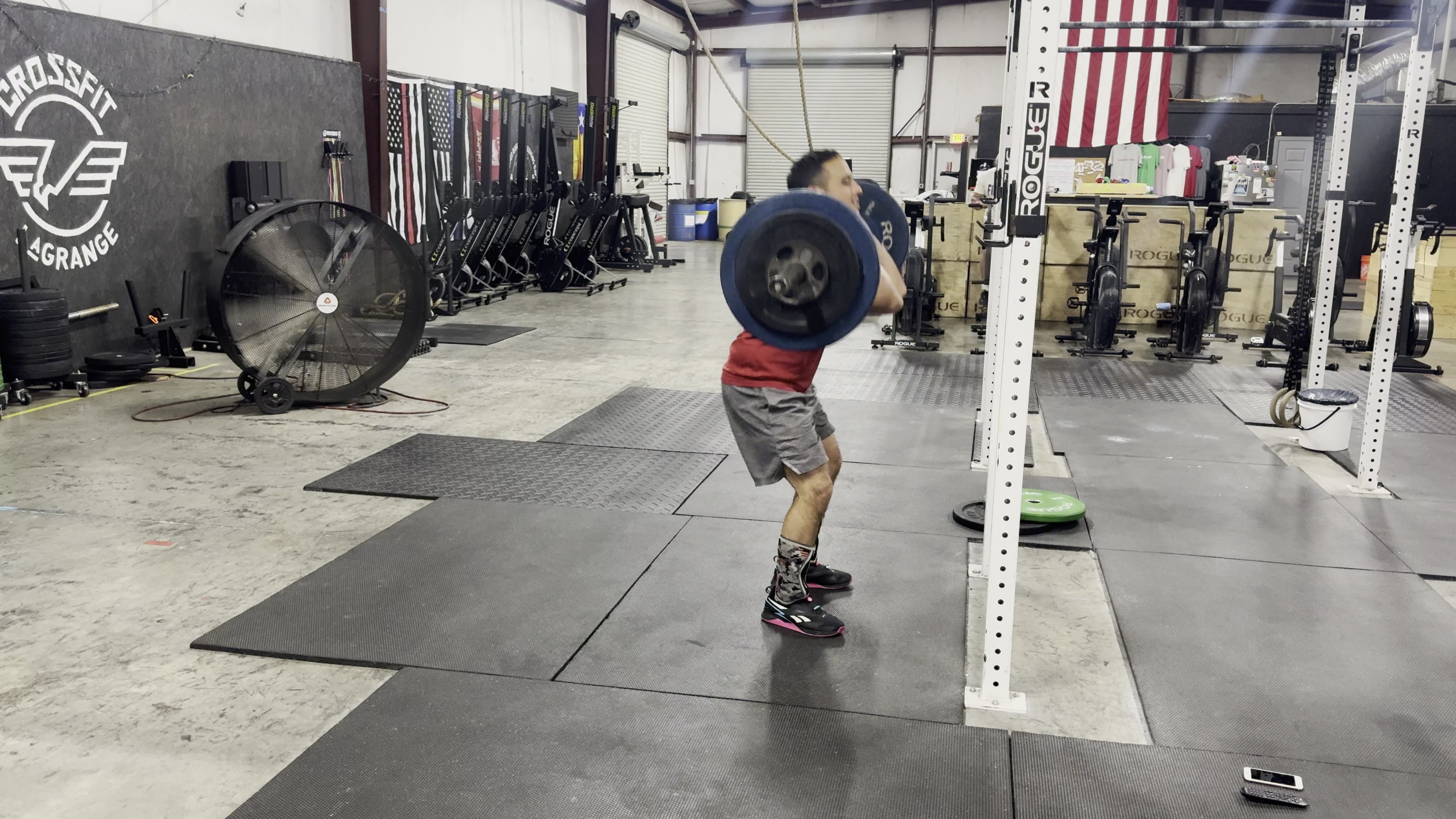 3x15 Front Squat @60%; AMRAP14 10Db Plank Drag Through, 5/5Db Hang ...